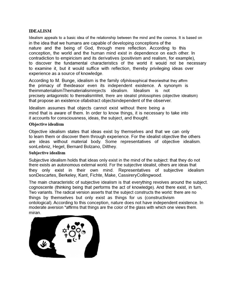 Understanding Idealism and Materialism | PDF | Idealism | Dialectic