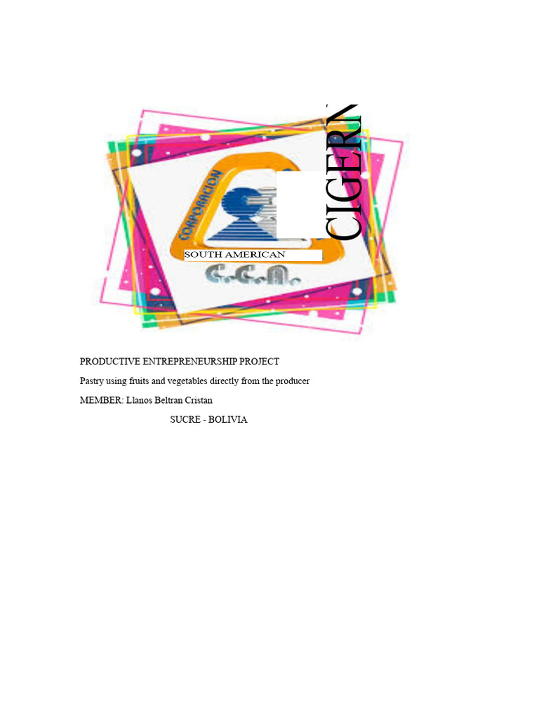 Productive Entrepreneurship Project # 1 | PDF | Expense | Entrepreneurship