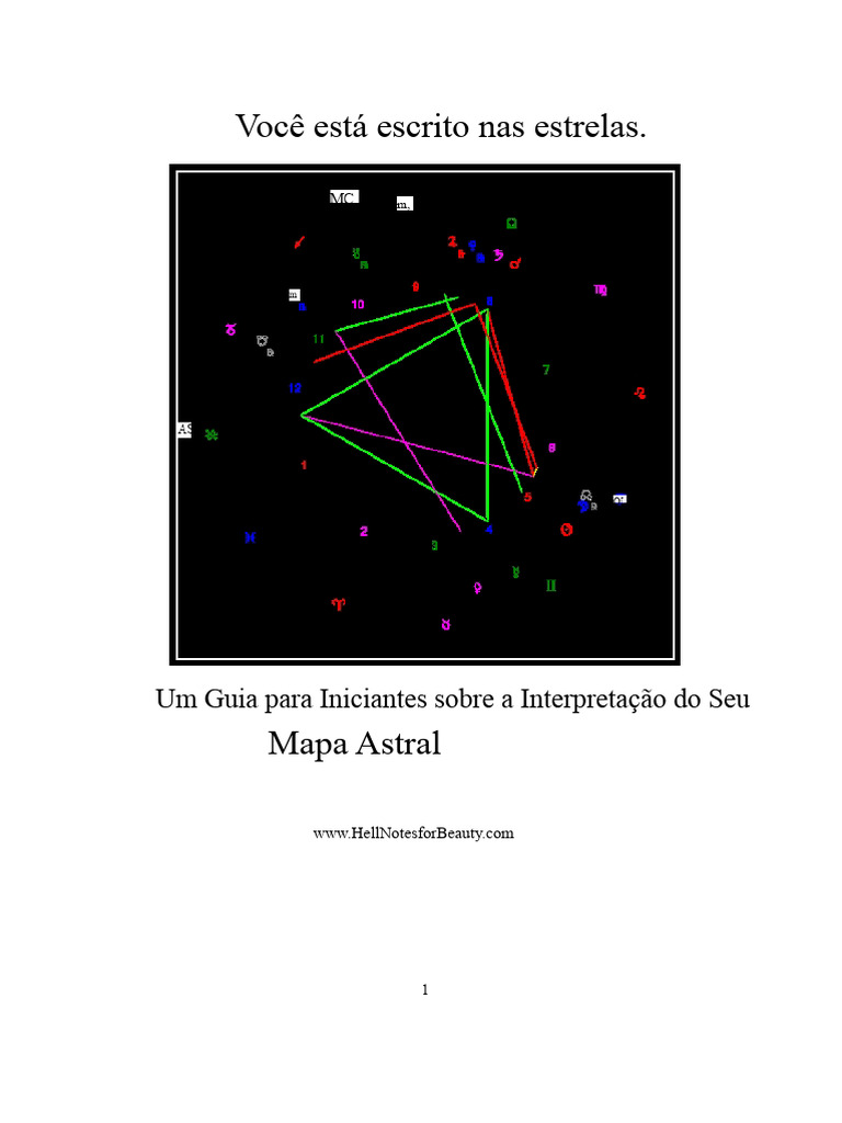 Guia Prático para Ler Seu Mapa Astral | PDF | Signo do zodíaco | Horóscopo