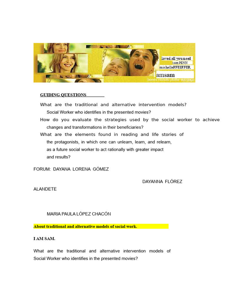 I Am Sam | PDF | Social Work | Empathy