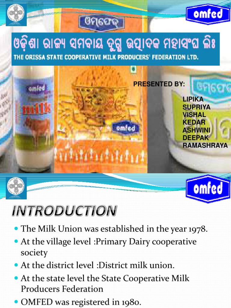 OMFED | PDF | Dairy | Milk