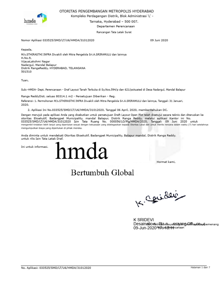 Draft Layout Letter | PDF