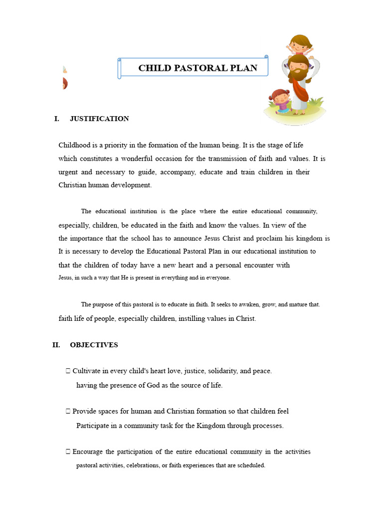 Pastoral Plan | PDF | Mary, Mother Of Jesus | Faith