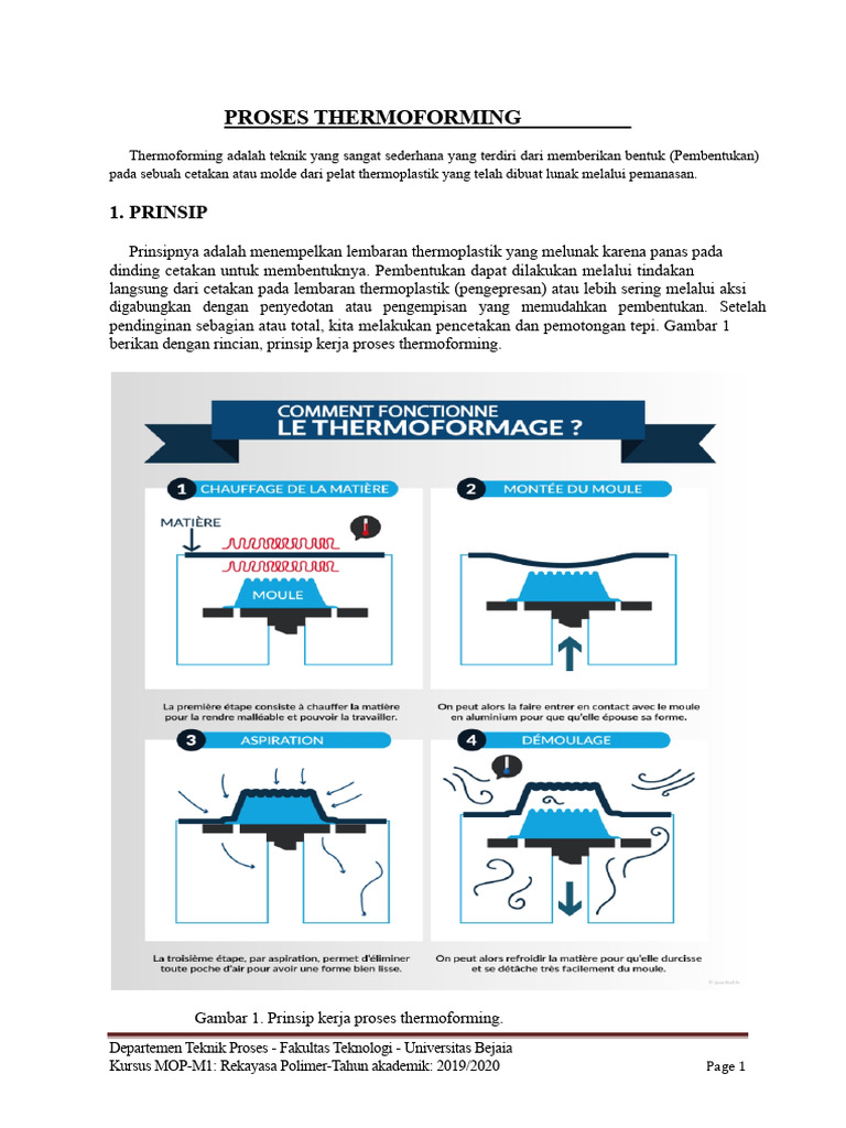Proses Thermoforming | PDF
