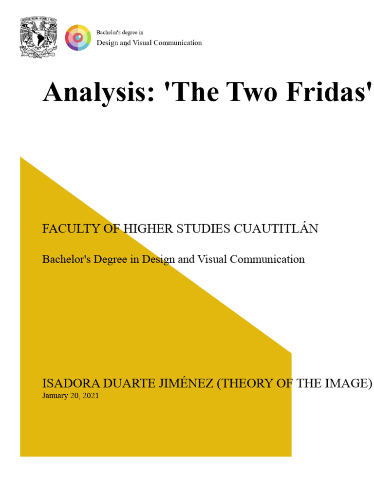 Activity 2 Analysis "The Two Fridas" | PDF