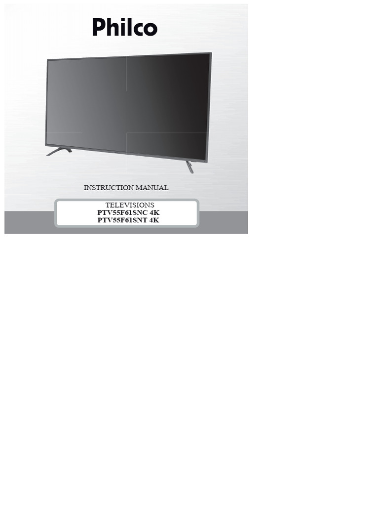 Philco Manual | PDF | Hdmi | Cable Television