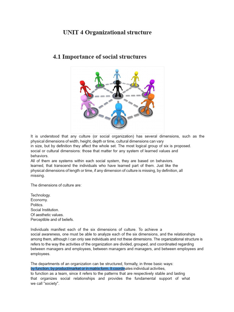 Understanding Organizational Structures | PDF | Family | Attitude ...