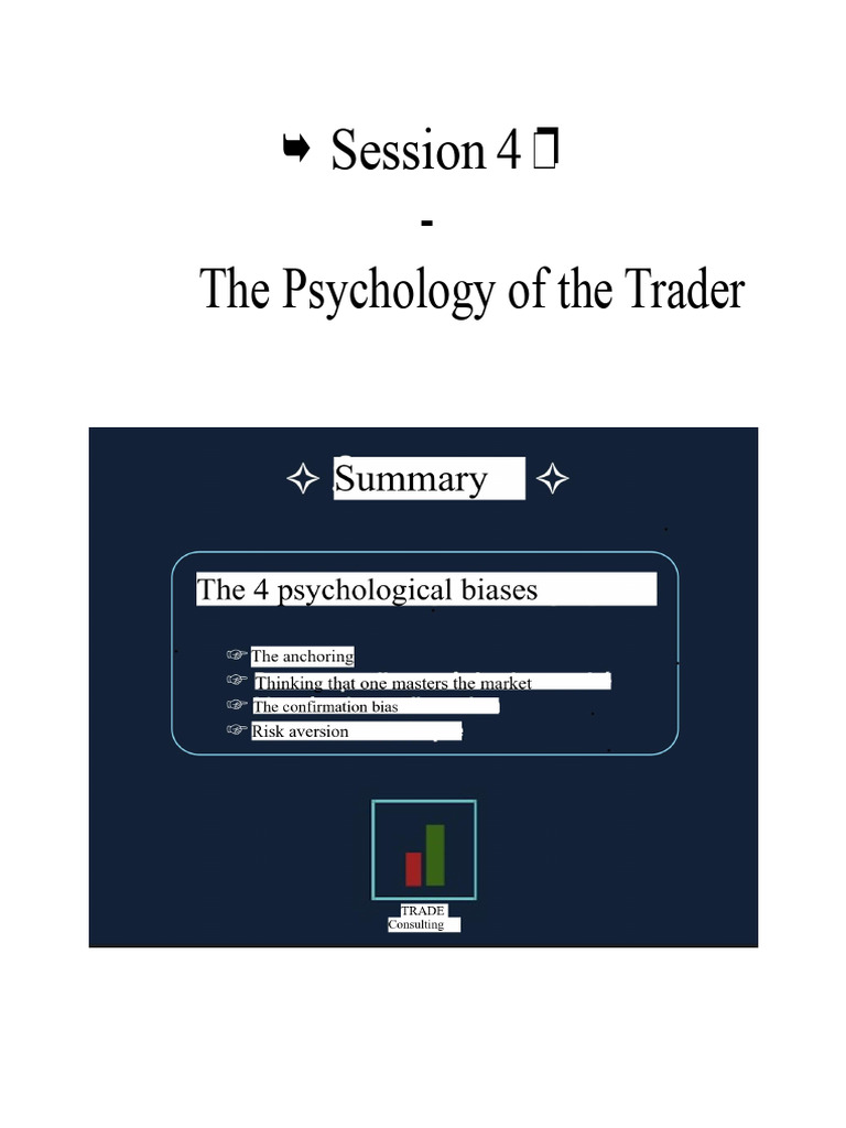 Trader Psychology: Overcoming Biases | PDF | Risk | Bias
