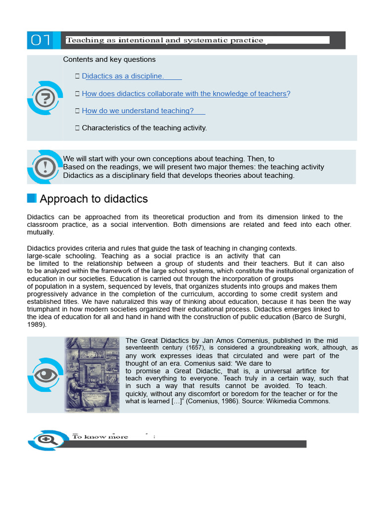 Teaching As Intentional and Systematic Practice | PDF | Knowledge ...
