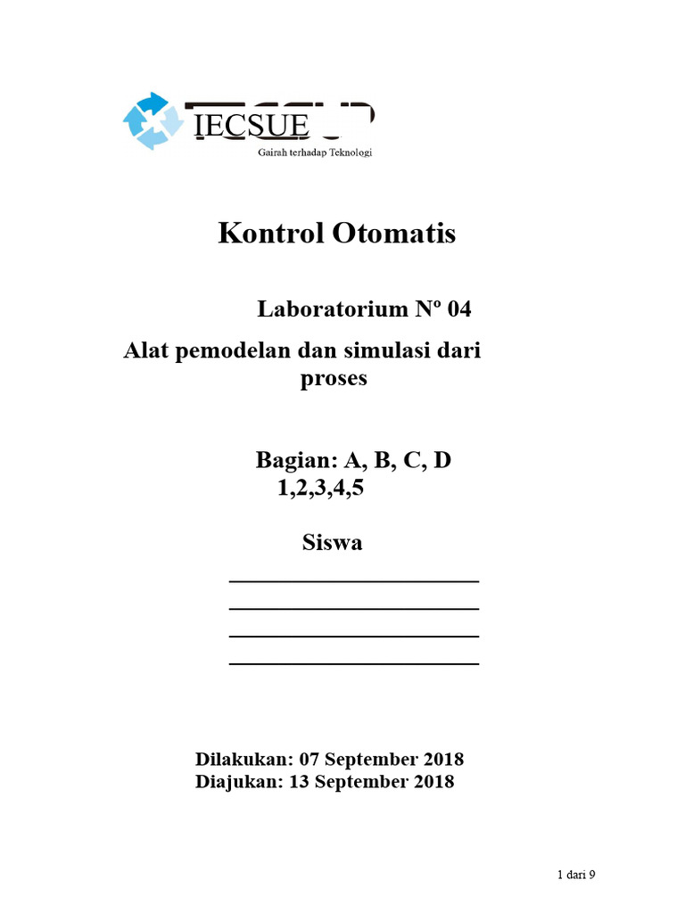 Lab04 - Alat Pemodelan Dan Simulasi Proses | PDF