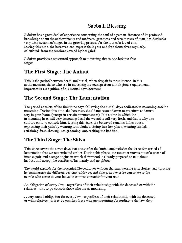 Kaddish Mourner's Prayer | PDF | Jewish Law And Rituals | Jewish Belief ...