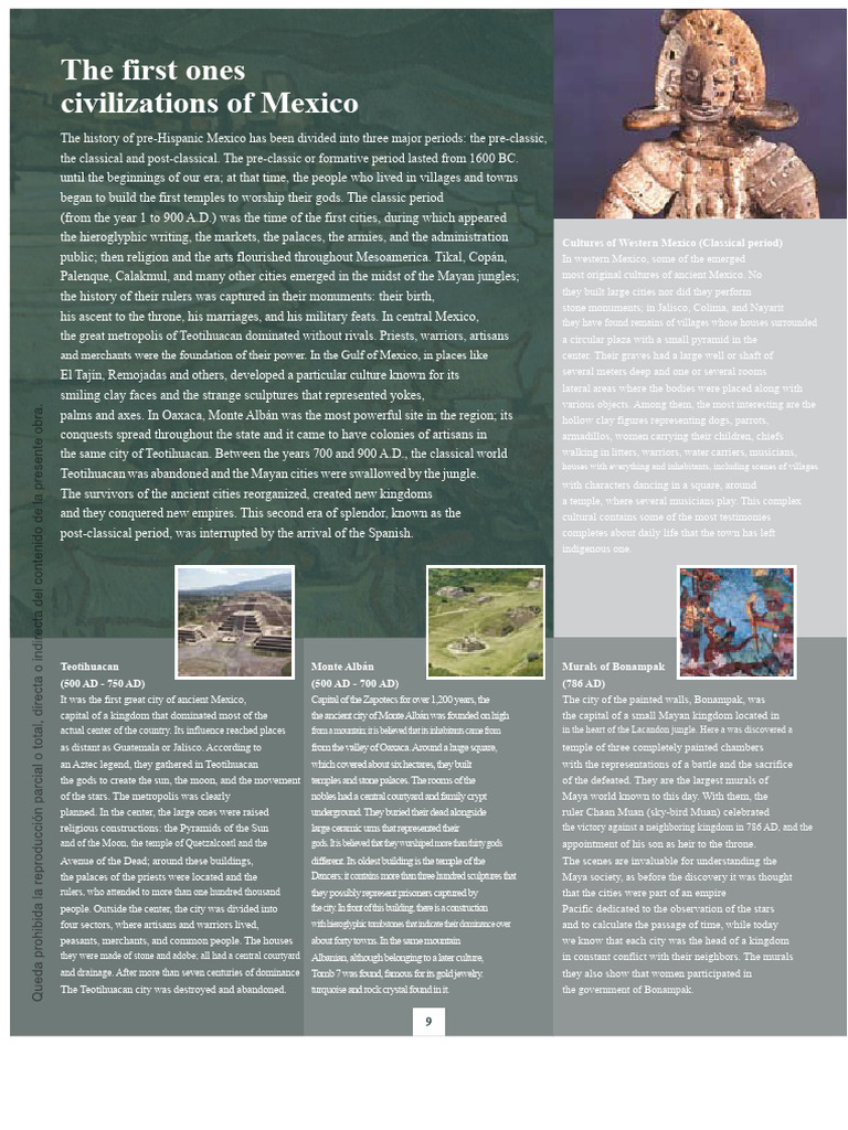 2 - The First Civilizations of Mexico | PDF | Maya Civilization ...