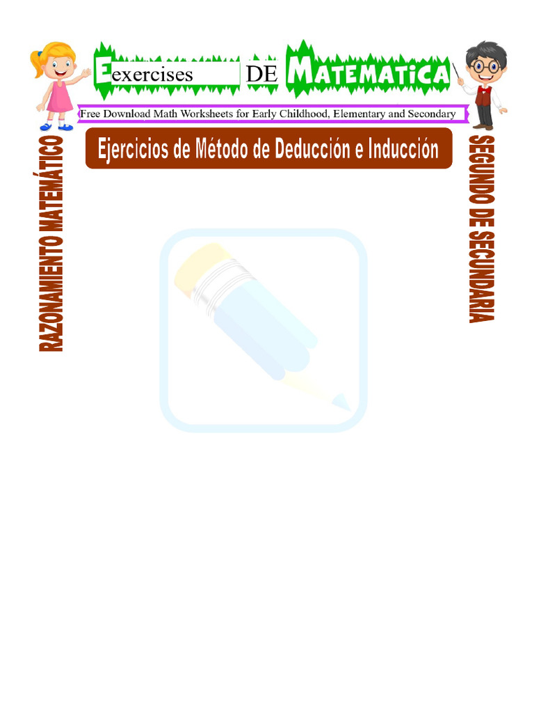 Exercises On Deduction and Induction Method For Second Year of ...