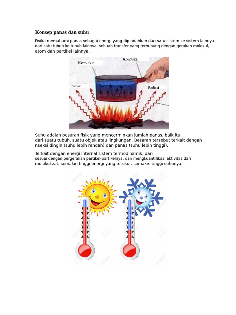 Pemahaman Panas dan Suhu dalam Fisika | PDF