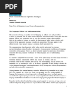 LECTURE 5 Diplomatic Letters | PDF | Ambassador | Diplomatic Mission