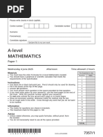 Edexcel A Level Mathematics Topic Checklist | PDF | Trigonometric ...