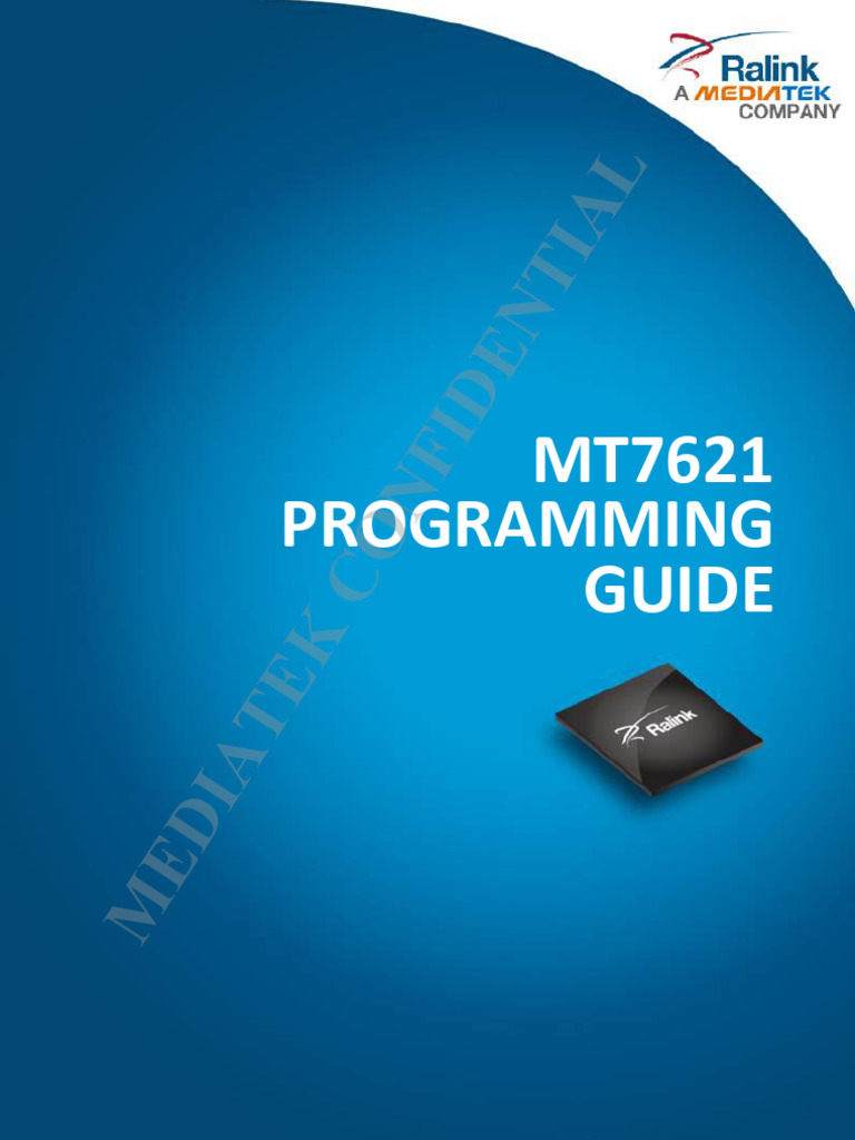 MT7621 ProgrammingGuide | PDF | Cpu Cache | Computer Data Storage
