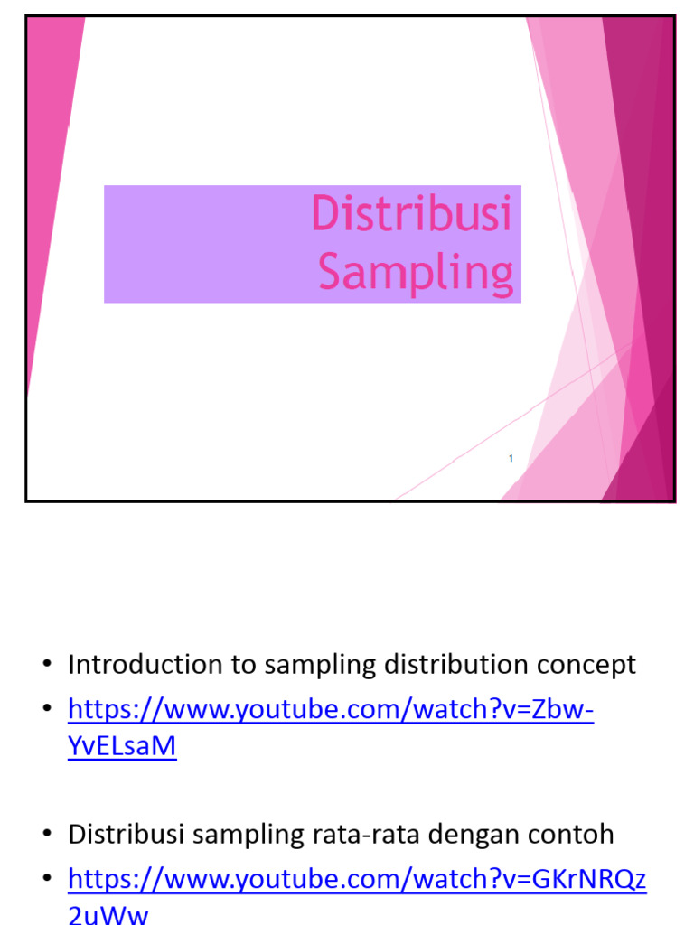 Week 7 Sampling Distribution | PDF