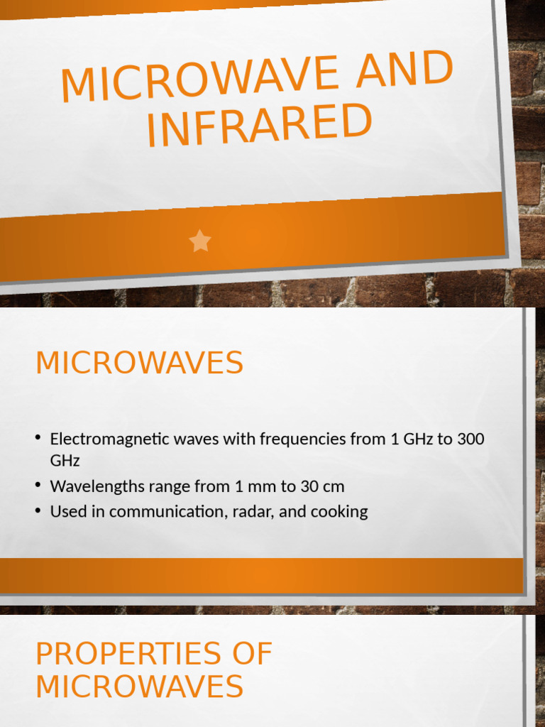 Microwave and Infrared | PDF