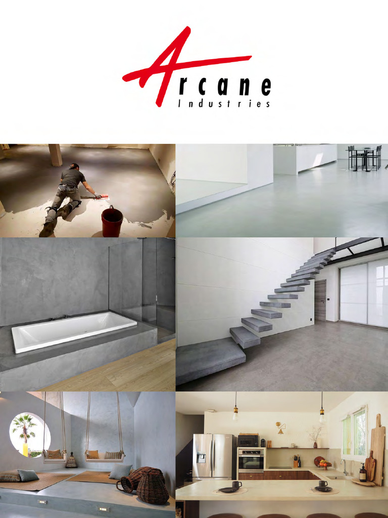 Application du Béton Ciré sur Carrelage | PDF | Matériaux pour la ...