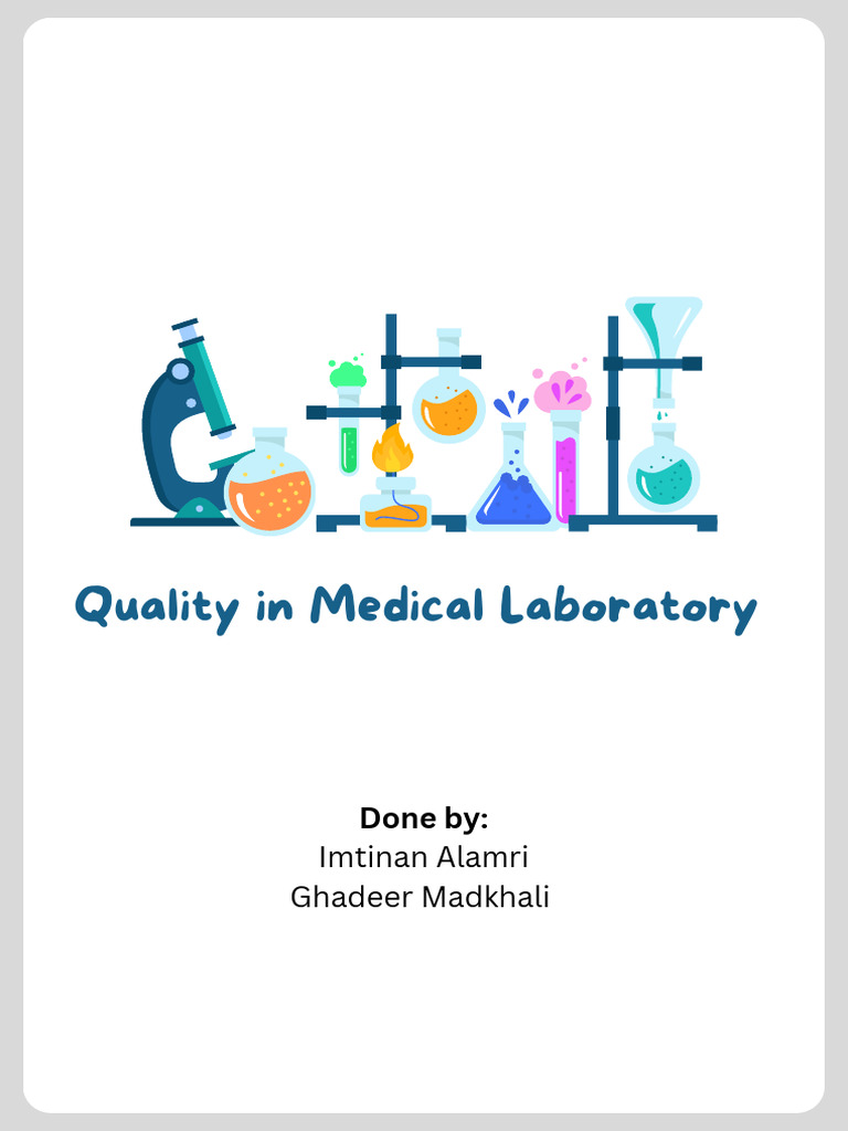 Medical Laboratory Quality Control Guide | PDF | Verification And ...