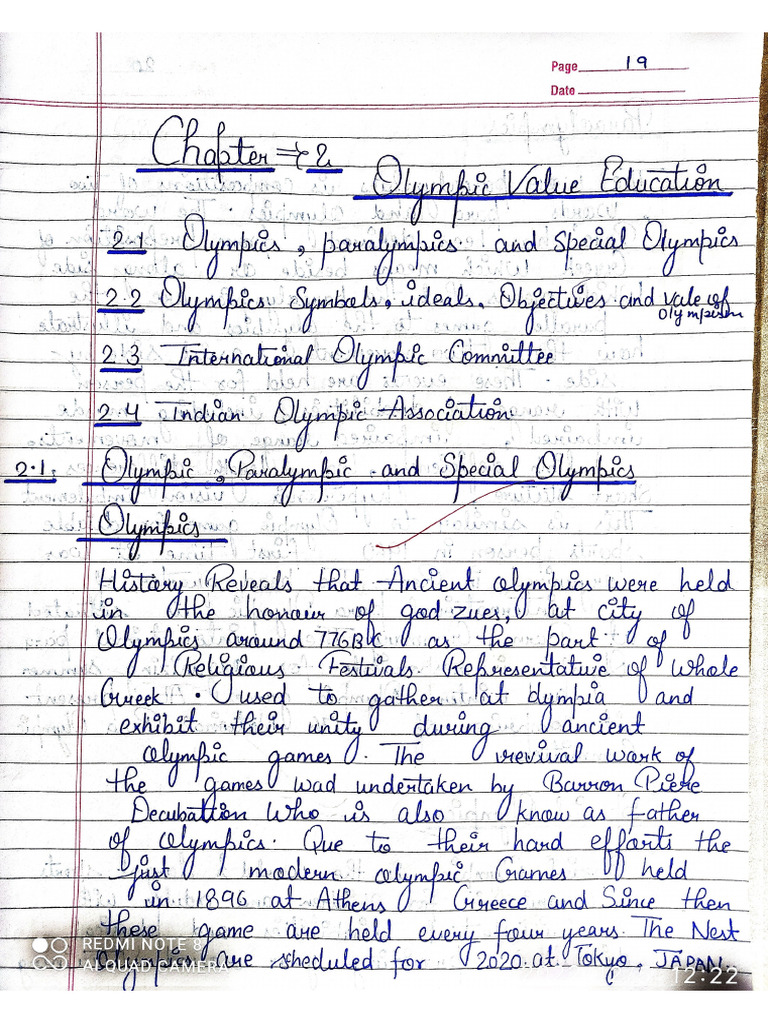 Olympic Value Education | PDF