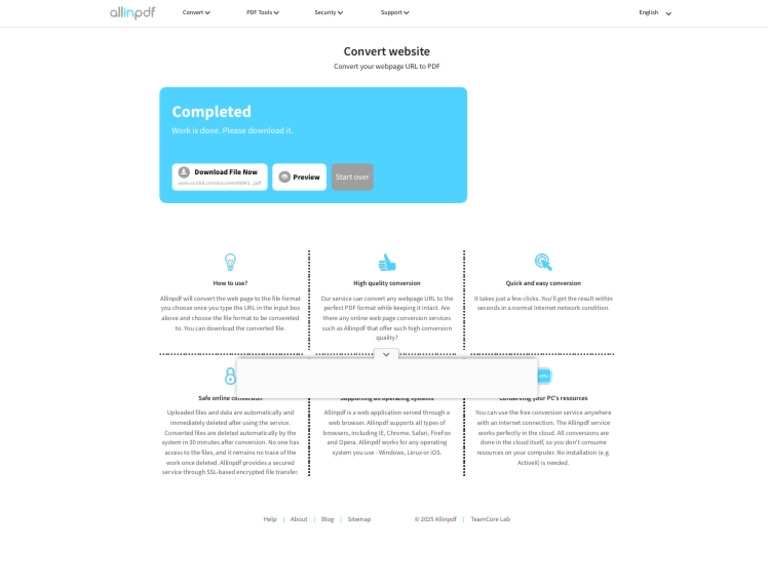Convert URL to PDF Easily Online | PDF | World Wide Web | Internet & Web