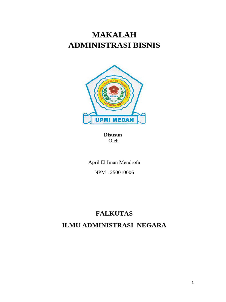 Pentingnya Administrasi Bisnis Modern | PDF