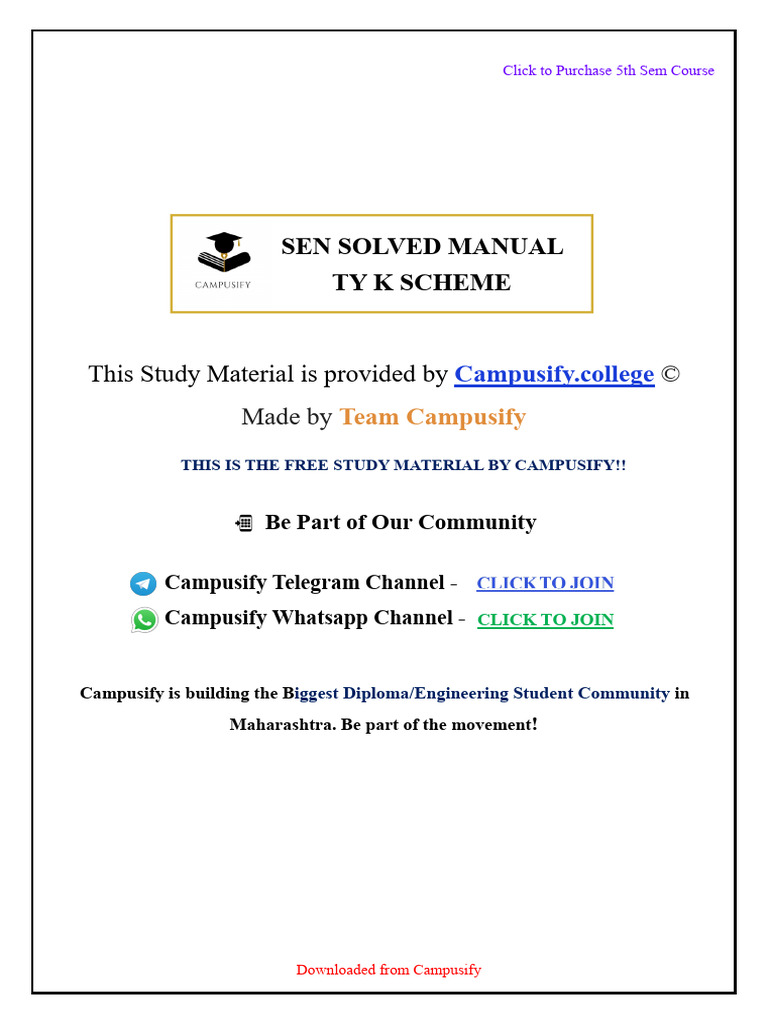 SEN Manual 1-10 Campusify | PDF | Information Technology Management ...