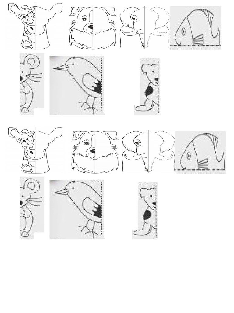 Half Drawing Animals | PDF