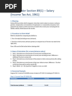 Relief Calculation under Sections 89 & 89A | PDF | Taxes | Pension