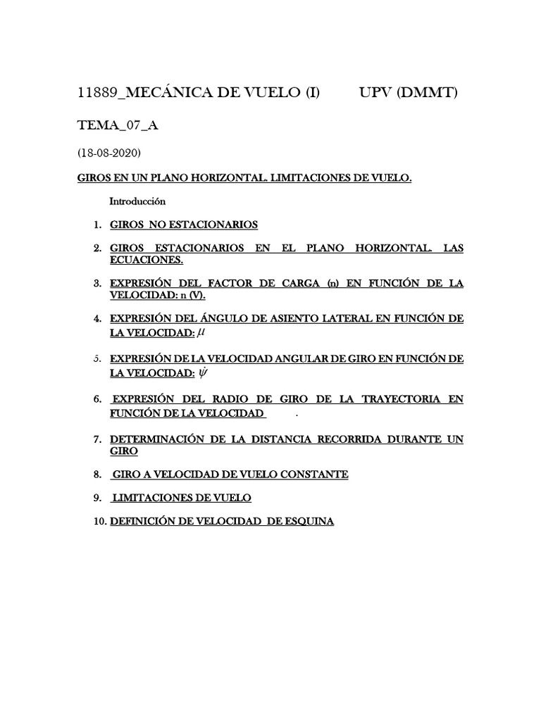 2021 - Teoría - Tema - 07 - A - Giros Estacionarios en Un Plano ...