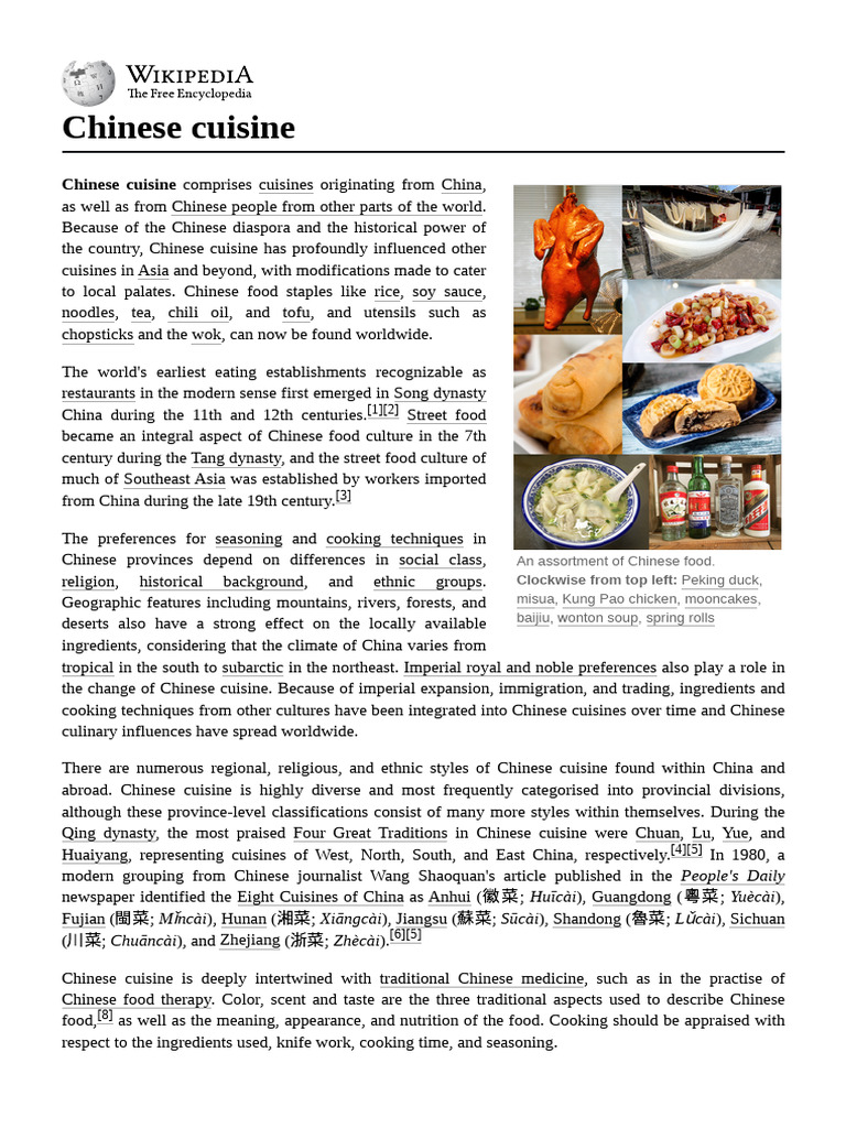 Chinese Cuisine-Complete Book | PDF | Chinese Cuisine | Tofu