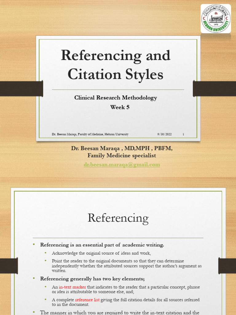 Research Methodology 3b Referencing and Citation Styles | PDF | Software