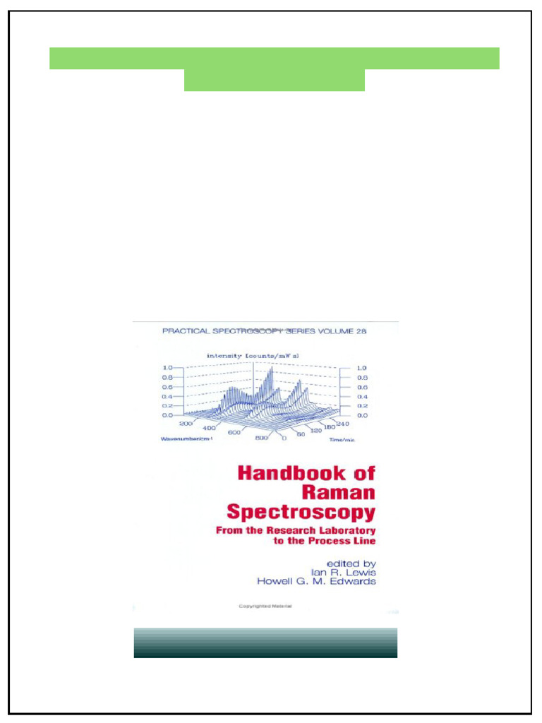 Handbook of Raman Spectroscopy 1st Edition Ian R. Lewis available any ...