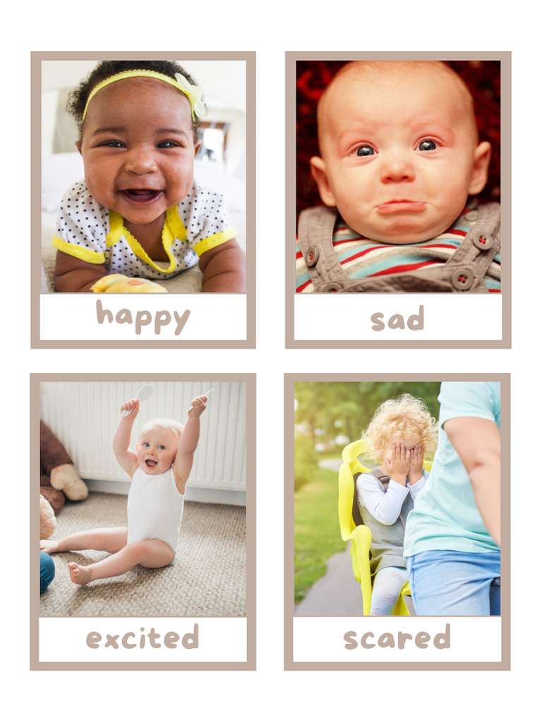 Baby Feelings Flashcards PDF | PDF