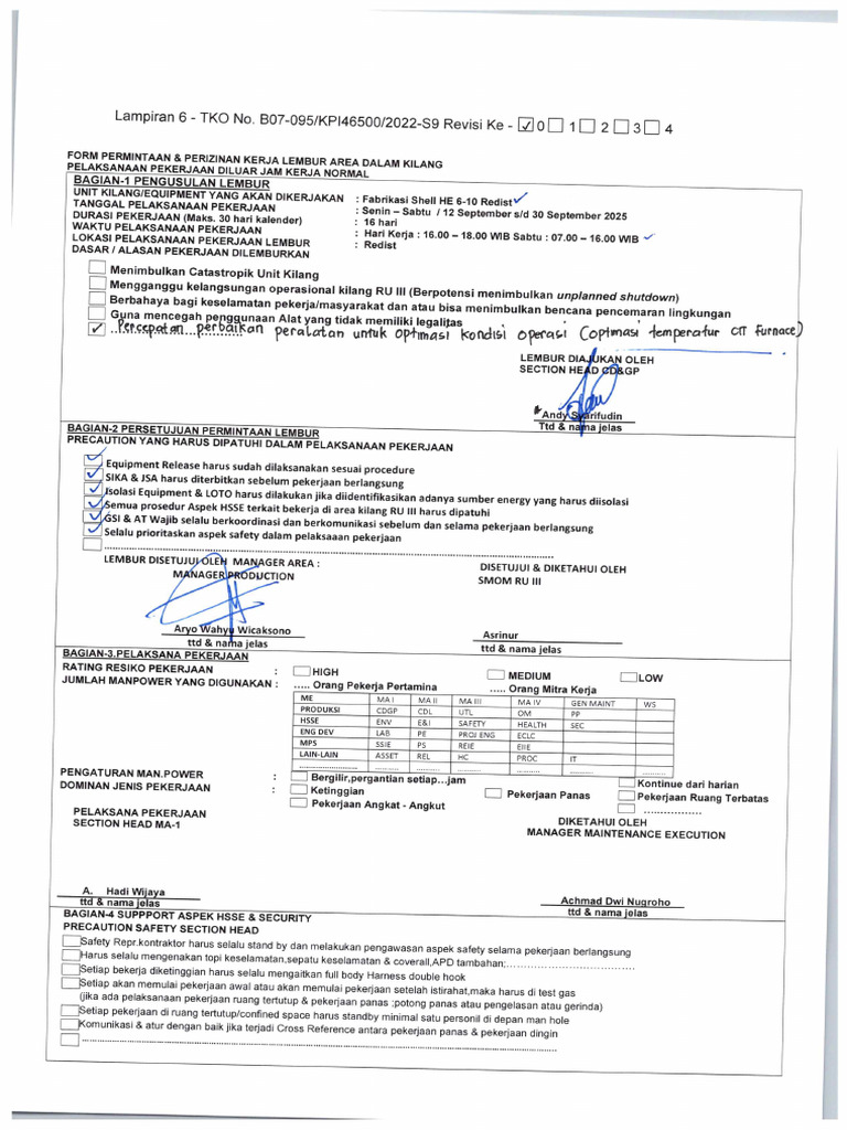 Fabrikasi Shell HE 6 - 10 Redist | PDF