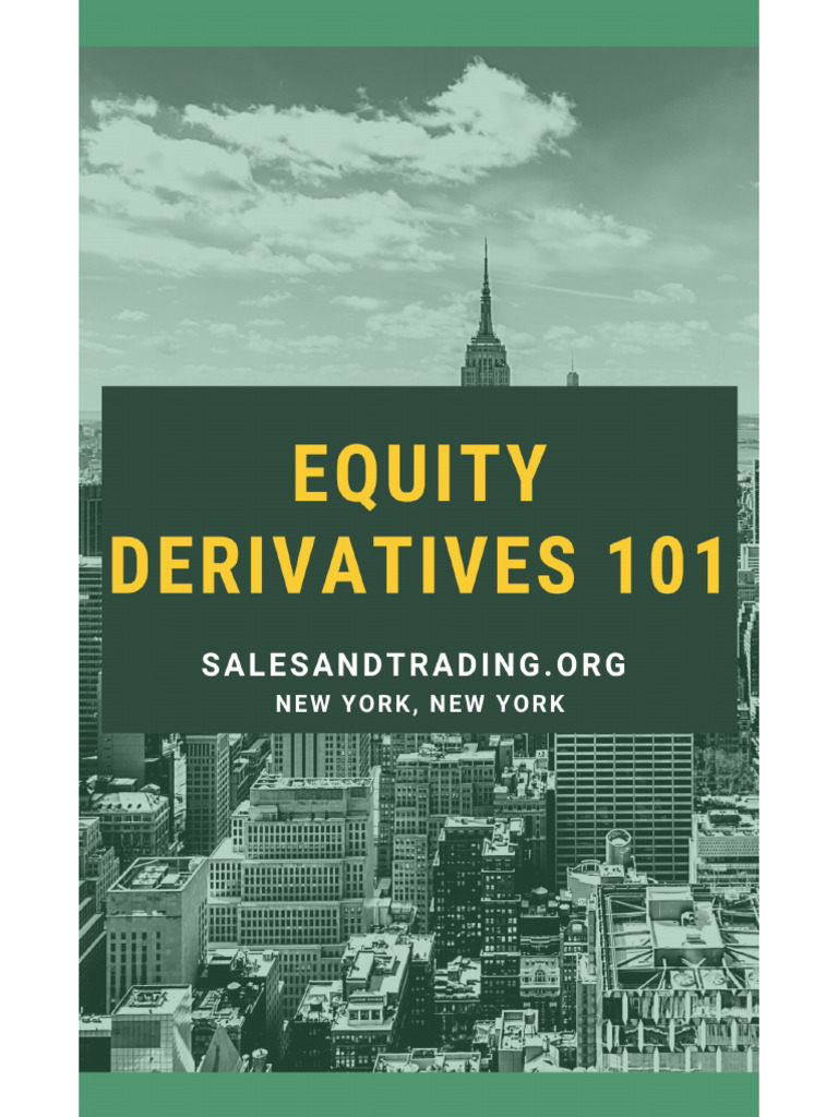 Equity Derivatives - 2022 - Update - 124431991 | PDF | Greeks (Finance ...