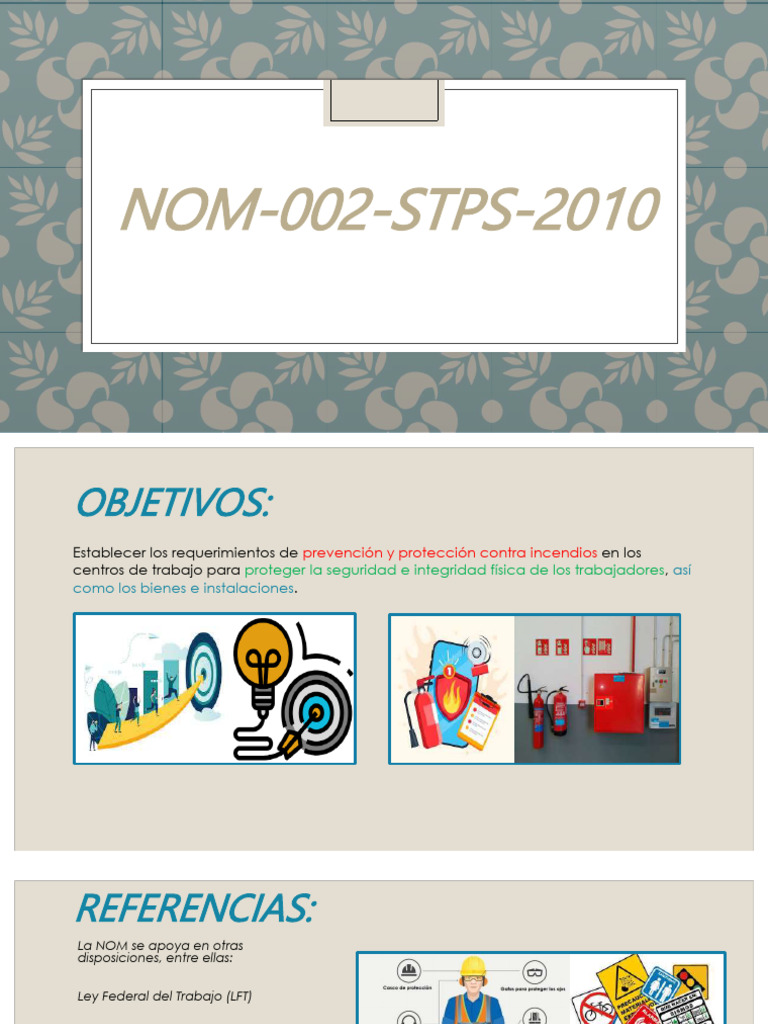 Nom 002 STPS 2010 | PDF | Protección contra incendios