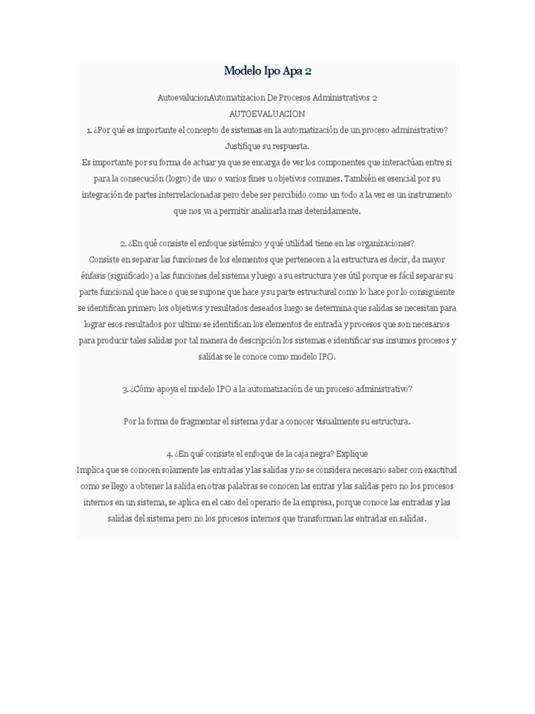 Modelo Ipo Apa 2 | PDF | Negocios