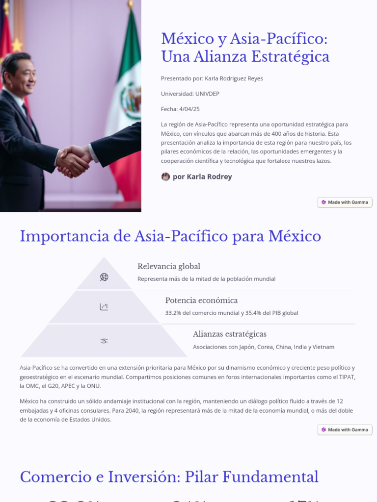 Mexico y Asia Pacifico Una Alianza Estrategica | PDF | México | Asia
