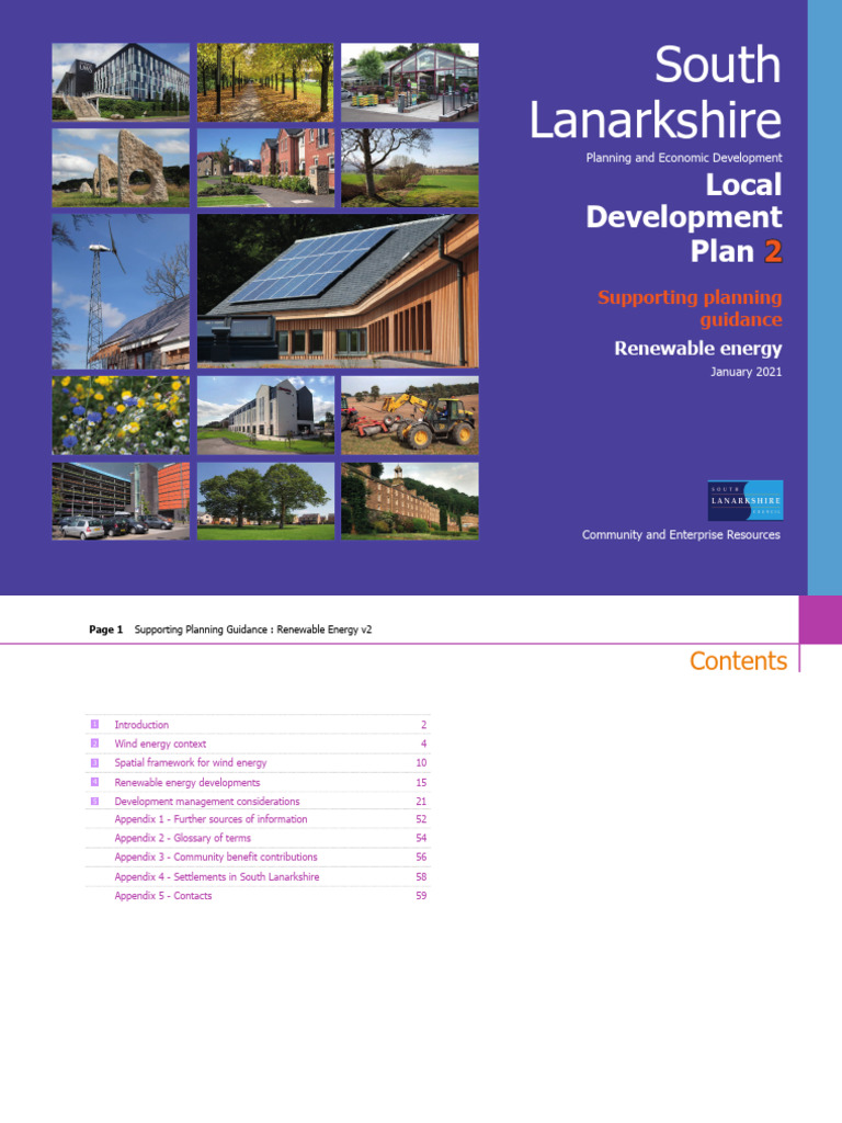 CEN Supporting Planning Guidance Renewable Energy | PDF | Wind Farm ...