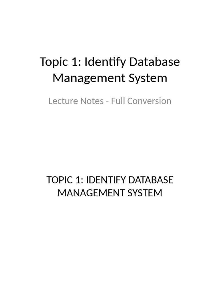 Understanding Database Management Systems | PDF | Databases | Client ...
