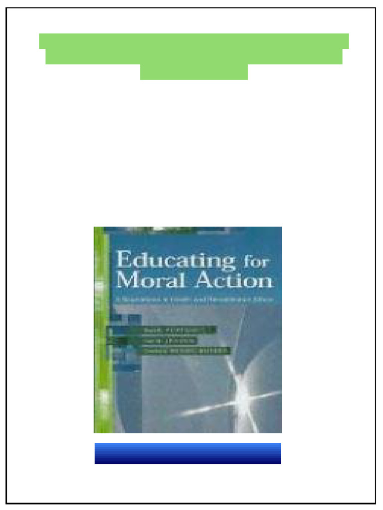 Educating For Moral Action A Sourcebook in Health and Rehabilitation ...