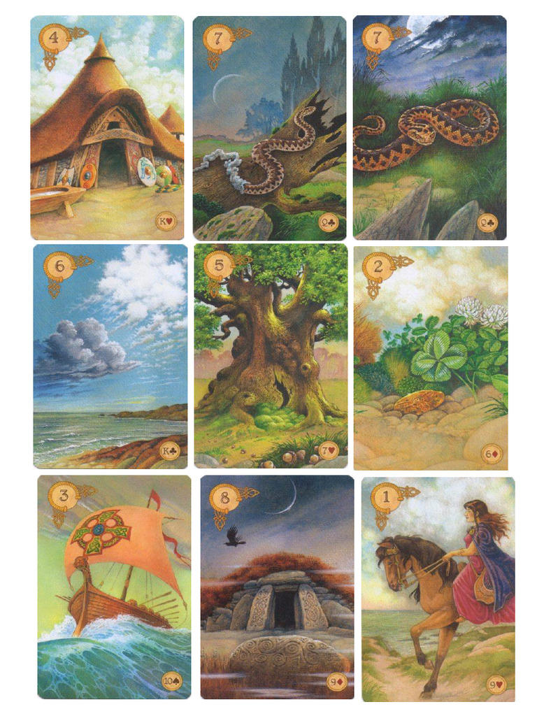 Celtic Lenormand - para Imprimir | PDF