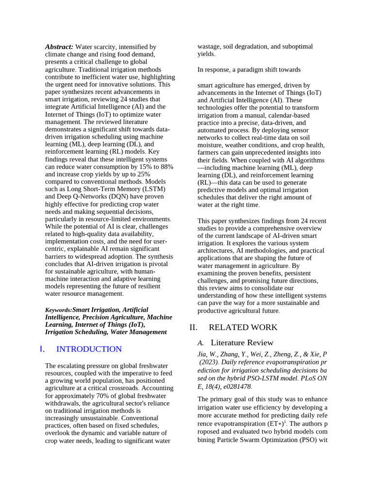 Literature Paper Capstone | PDF | Artificial Intelligence ...