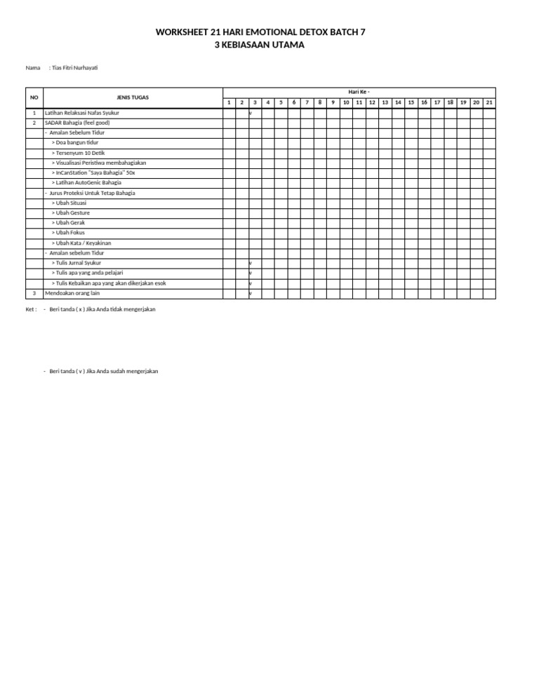 Worksheet Tias | PDF