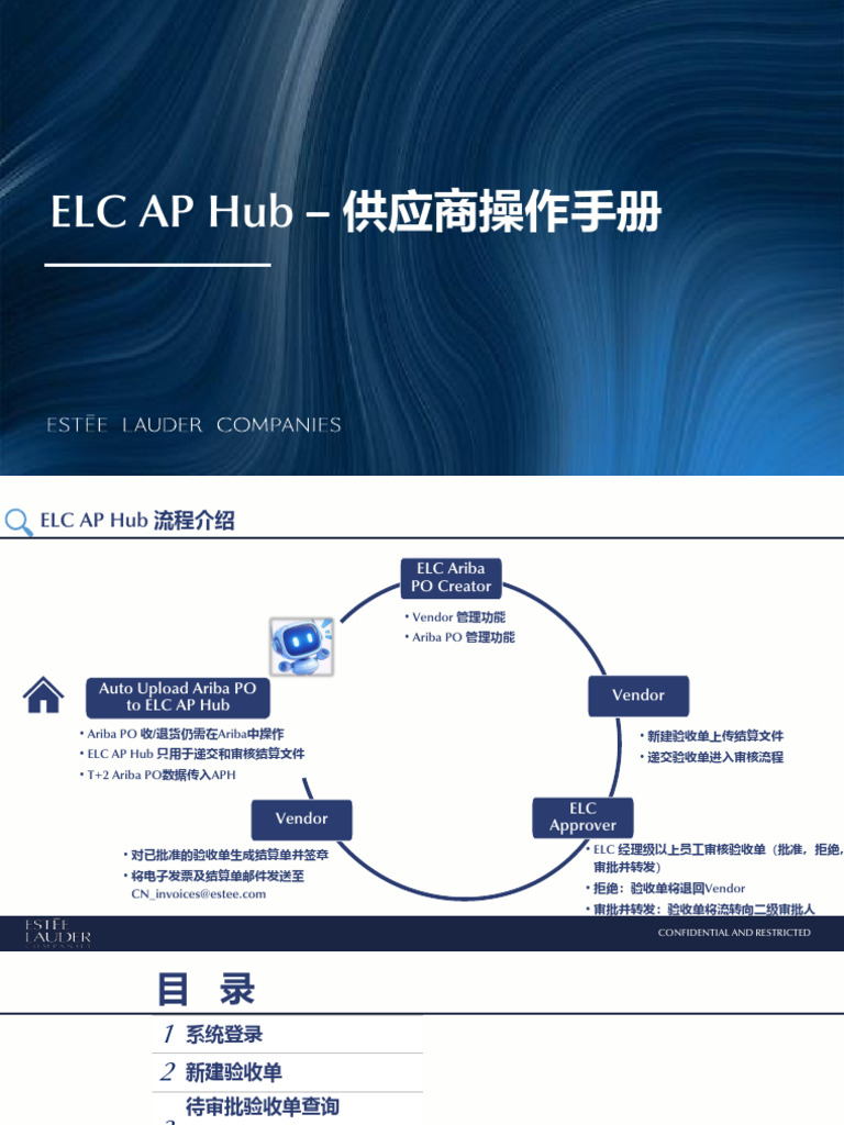 Appendix - 2 ELC AP Hub 供应商操作手册 | PDF