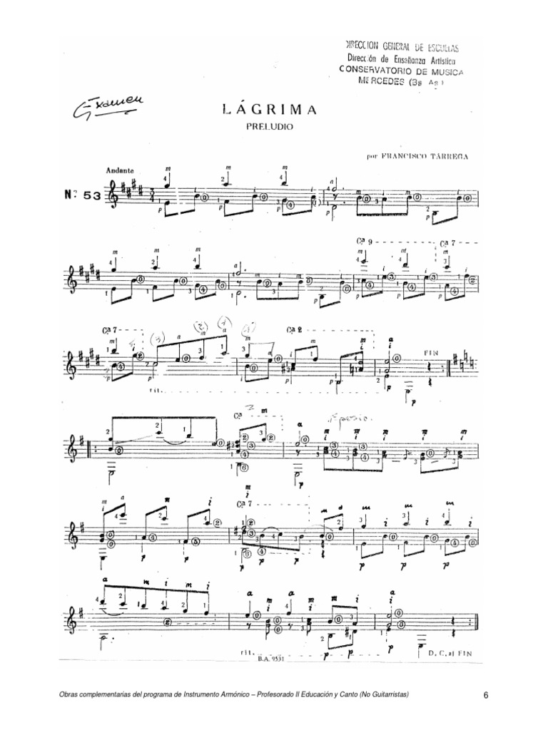 Lágrima | PDF