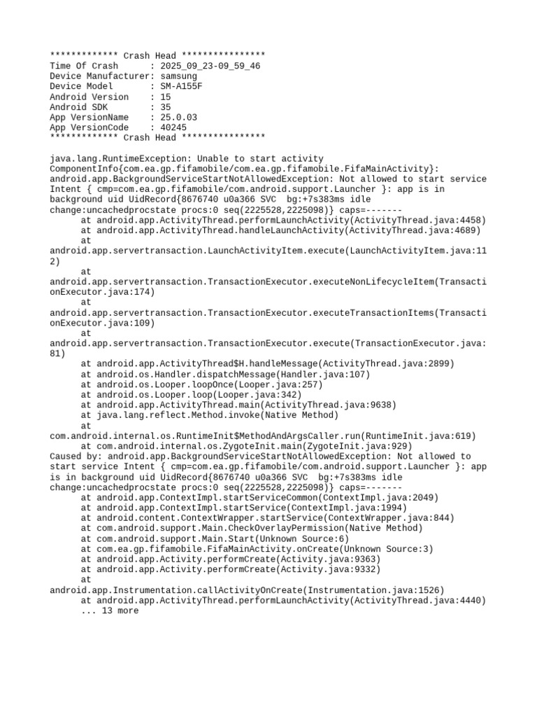 Mod Menu Crash 2025 09 23-09 59 46 | PDF | Android (Operating System ...